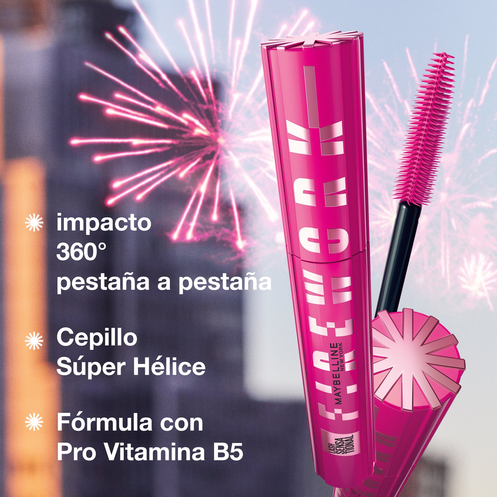 Máscara pestañas Lash Sensational Firework | Maybelline New York