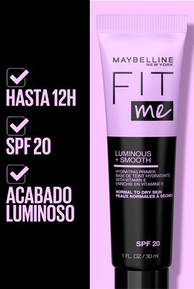 Primer Fit Me Hidratante con Vitamina E | Maybelline New York